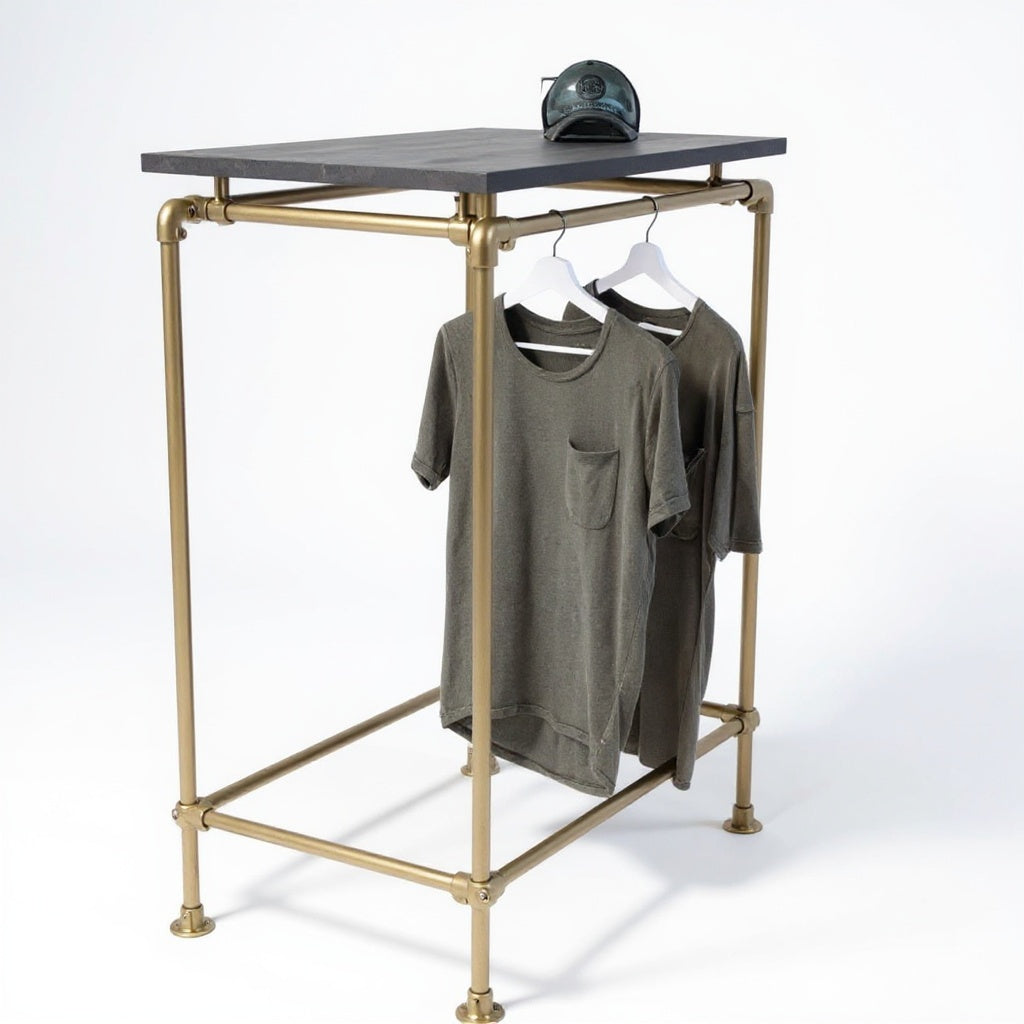 Steigerbuis kledingrek Goud I DESIGN85